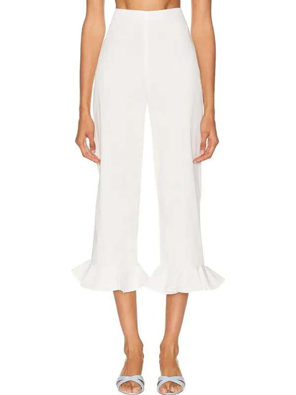 L'academie By Marianna Idella Pant - White