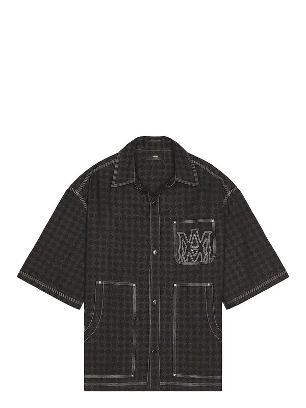 Amiri Ma Quad Work Shirt - Black