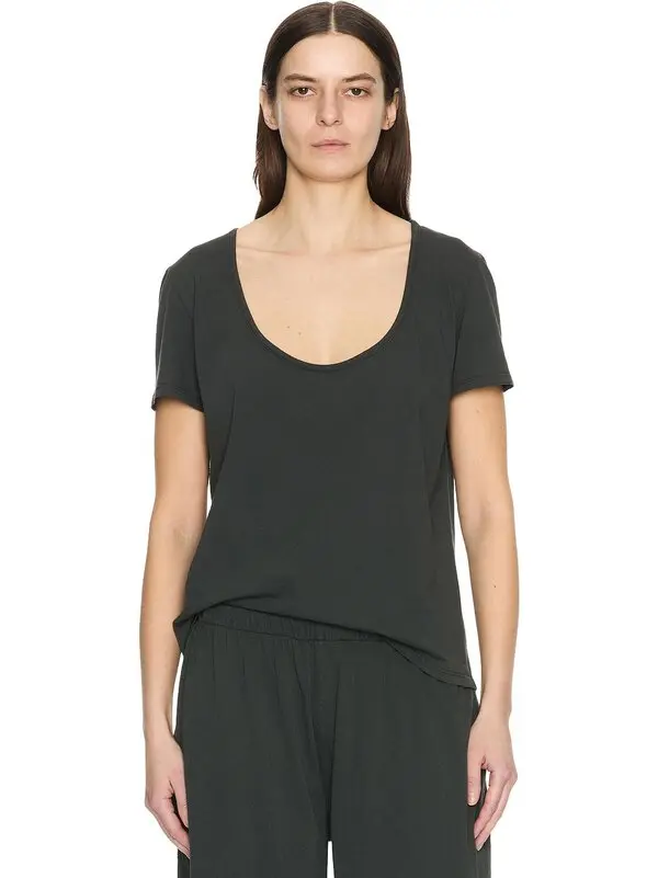 THE ROW Stilton Top - Faded Black