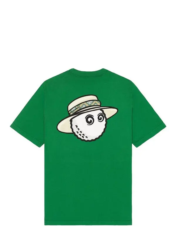 MALBON Vacation Club Tee In Green - Kelly Green