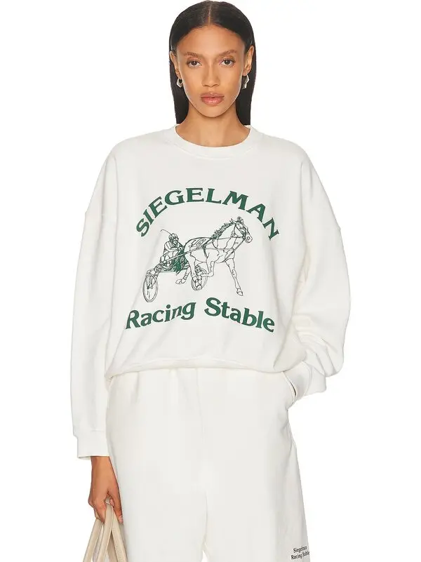 SIEGELMAN STABLE Racing Stable Crew - White & Green