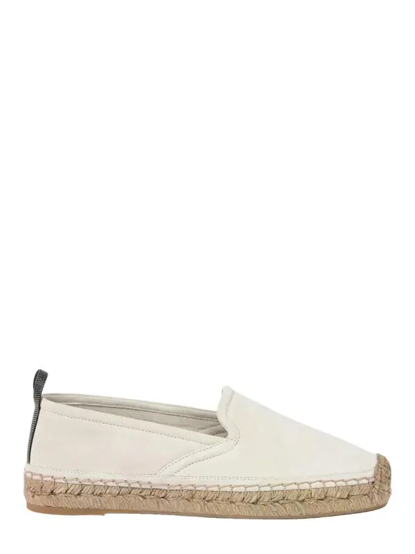 Brunello Cucinelli Monili-chain Espadrilles - Grey