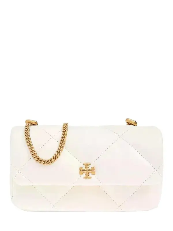 Tory Burch Mini Kira Diamond Shoulder Bag - Neutrals