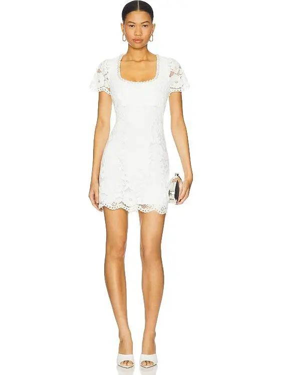 Likely Isa Mini Dress - White