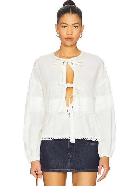 SNDYS Siggie Blouse - White