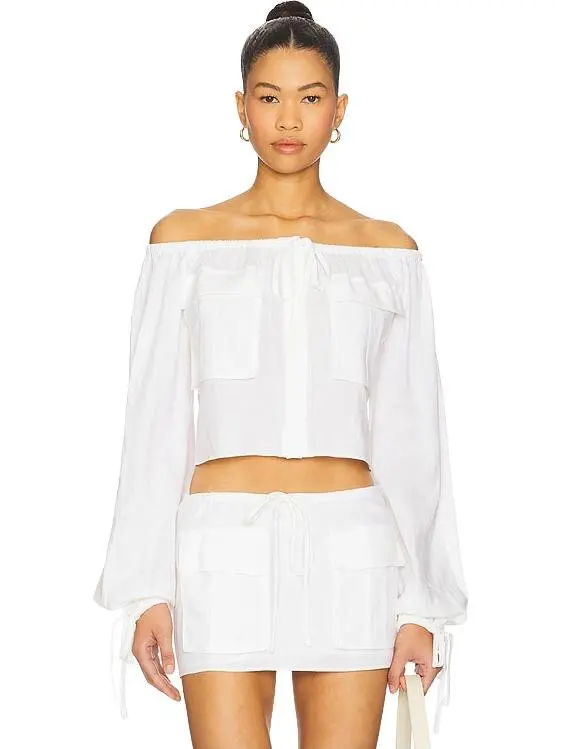 GUIZIO Akiko Top - White