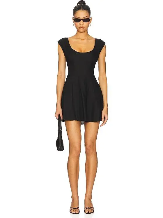 GUIZIO Leila Mini Dress - Black