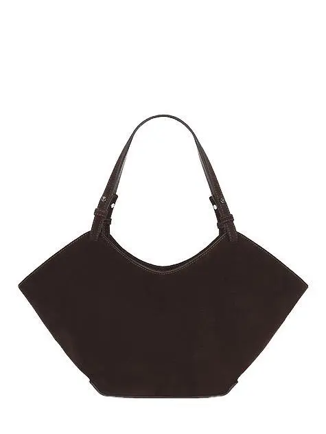 FLATTERED Dilba Mini Tote Bag - Suede Chocolate