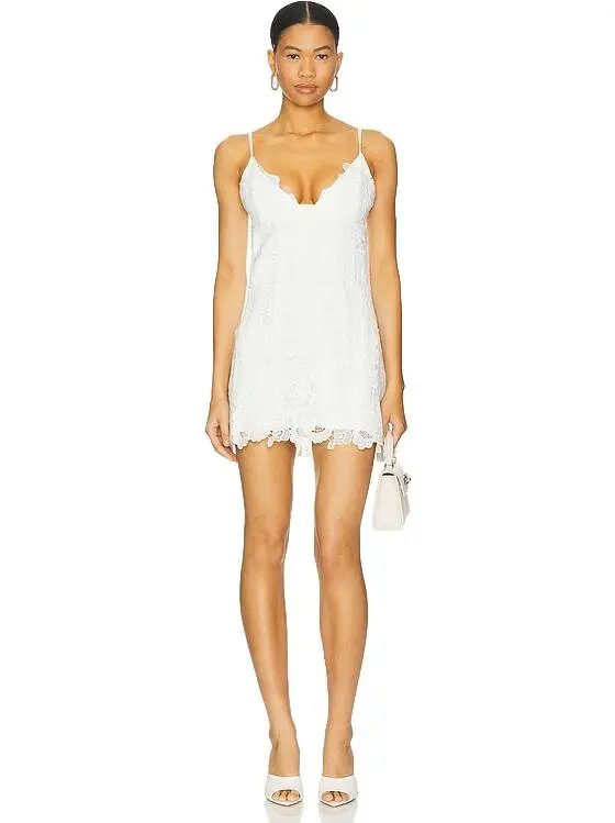 LOVERS AND FRIENDS Alma Mini Dress - White