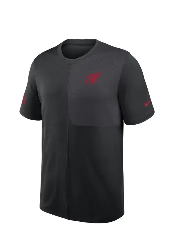 Nike Arizona Cardinals Sideline Coach Dri-fit Nfl Top - Black