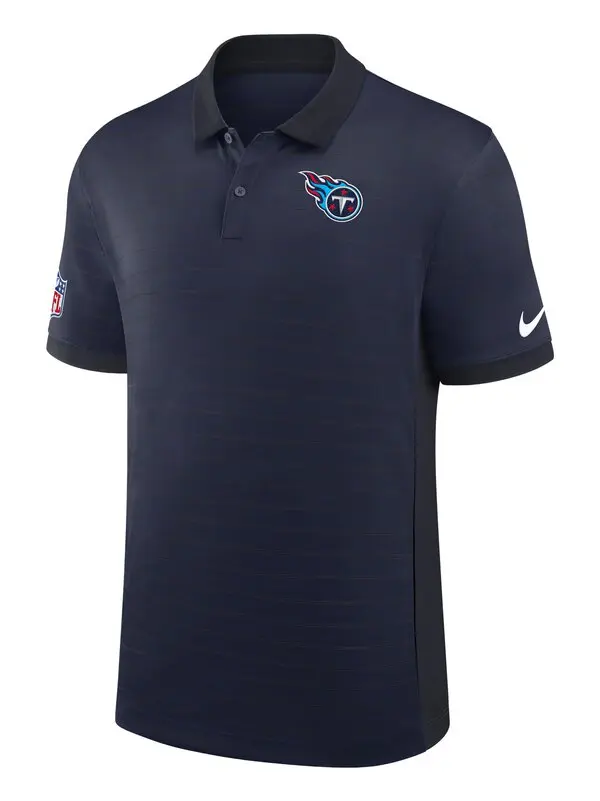 Nike Tennessee Titans Sideline Victory Stripe Dri-fit Nfl Polo - Blue