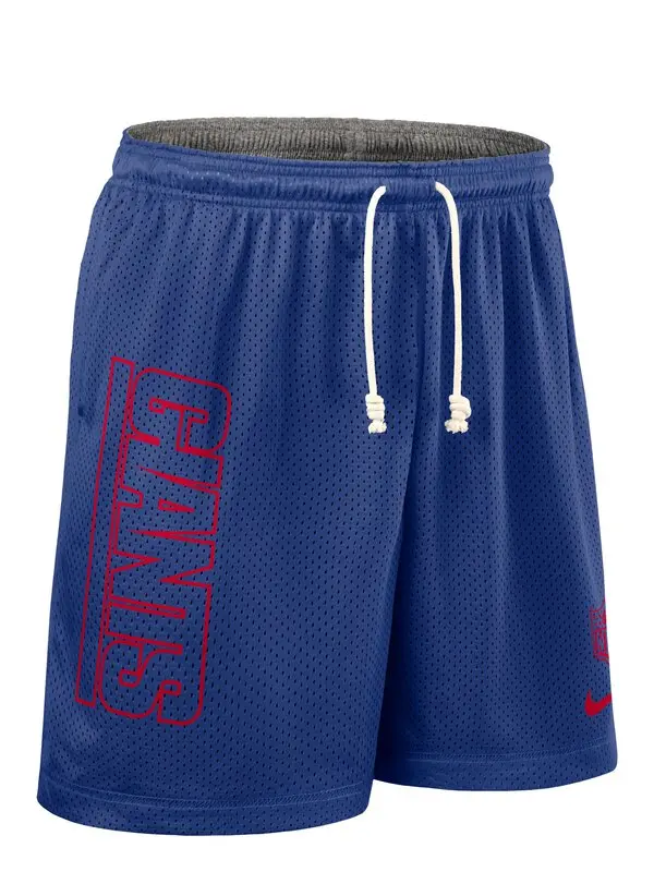 Nike New York Giants Sideline Reversible Nfl Shorts - Blue