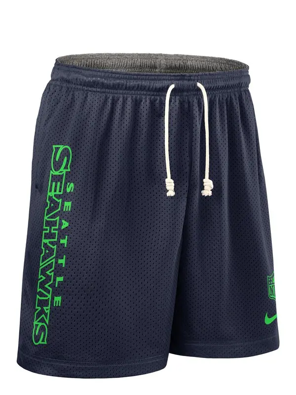 Nike Seattle Seahawks Sideline Reversible Nfl Shorts - Blue