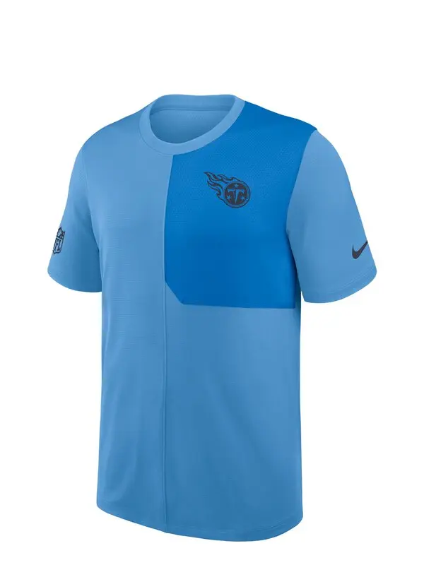 Nike Tennessee Titans Sideline Coach Dri-fit Nfl Top - Blue