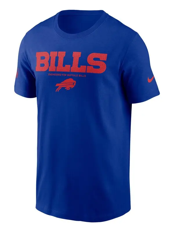 Nike Buffalo Bills Sideline Team Issue Dri-fit Nfl T-shirt - Blue