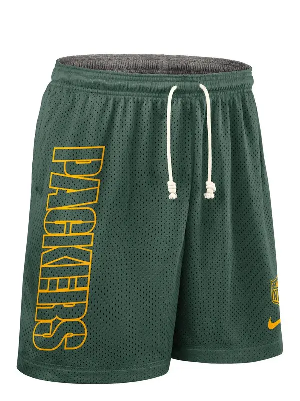 Nike Bay Packers Sideline Reversible Dri-fit Nfl Shorts - Green