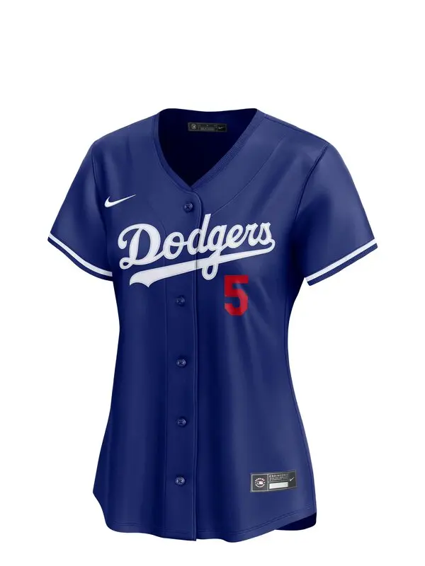 Nike Freddie Freeman Los Angeles Dodgers Dri-fit Adv Mlb Limited Jersey - Blue