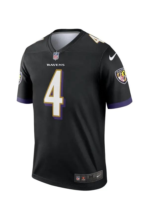 Nike Zay Flowers Baltimore Ravens Nfl Legend Jersey - Black