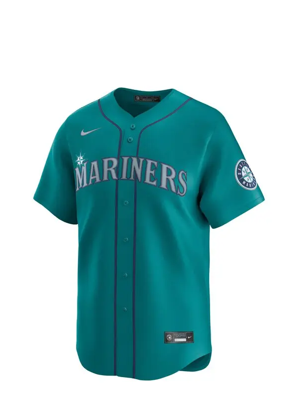 Nike Julio Rodríguez Seattle Mariners Dri-fit Adv Mlb Limited Jersey - Green