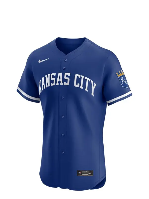 Nike Kansas City Royals Dri-fit Adv Mlb Elite Jersey - Blue