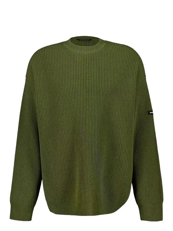 Balenciaga Wool Jumper - Green