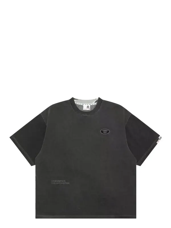 AAPE BY *A BATHING APE® Panelled T-shirt - Grey