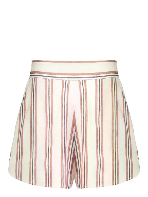 PAULA Striped Shorts - Neutrals