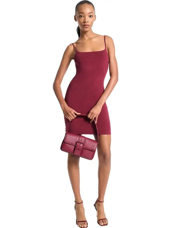 Michael Kors Stretch Knit Cami Dress - Purple