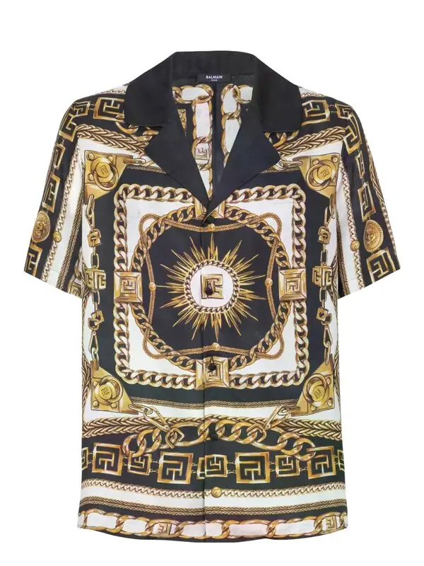 Balmain Graphic-print Shirt - White