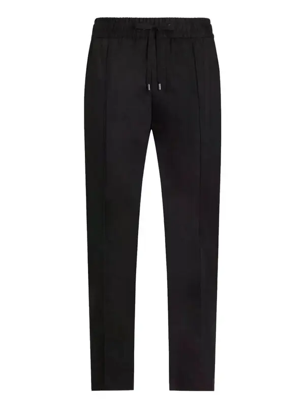 Dolce & Gabbana Pressed-crease Trousers - Black