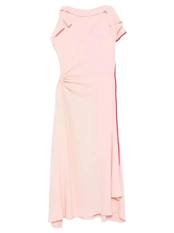 Victoria Beckham Gathered Dress - Pink