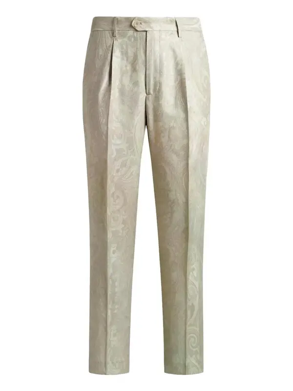 Etro Jacquard Trousers - Neutrals