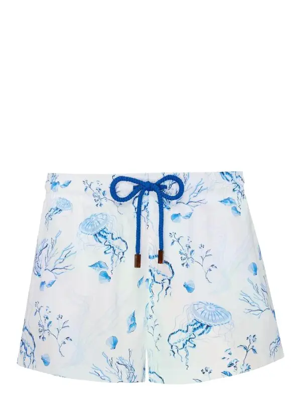 Vilebrequin Medusa And Shells Swim Shorts - White