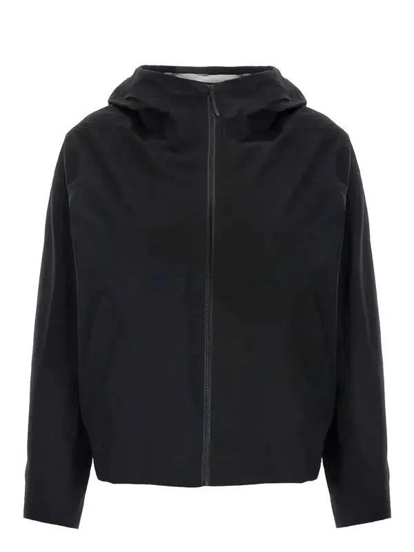 Veilance Hooded Zip-up Jacket - Black