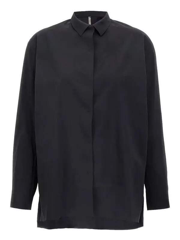 Veilance Diene Long-sleeve Button-up Shirt - Black