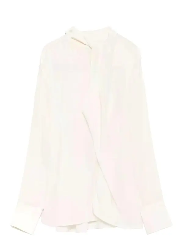 Victoria Beckham Silk Blouse - Neutrals