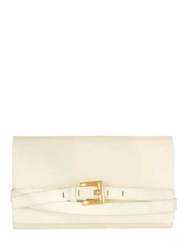 Balmain Anthem Clutch - White