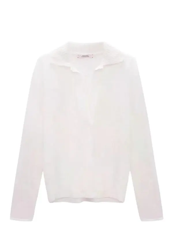 Dorothee Schumacher Linen Polo Shirt - White
