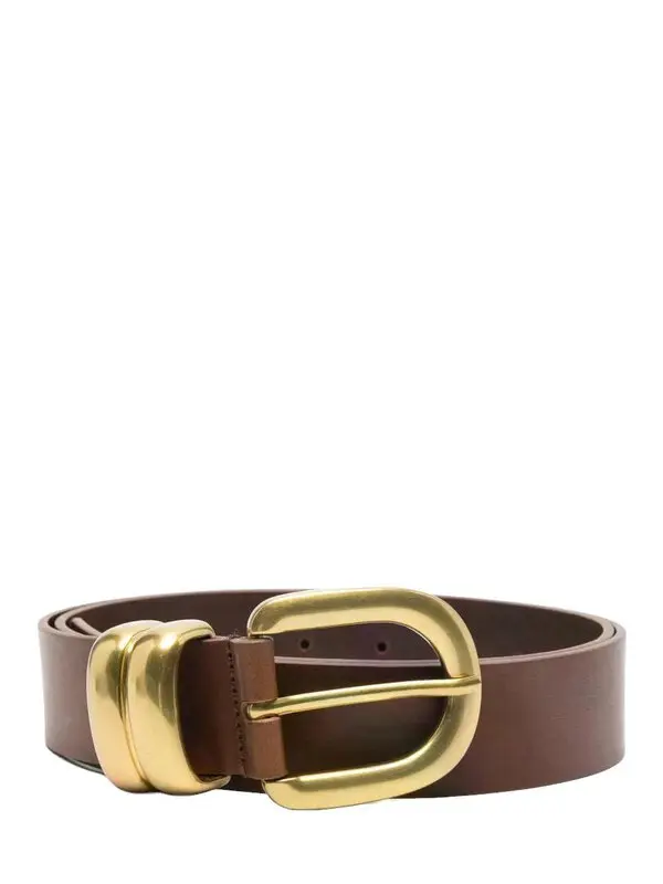 BY MALENE BIRGER Leather Belt - Brown