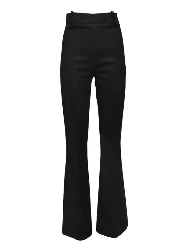 NINEMINUTES Flared Trousers - Black