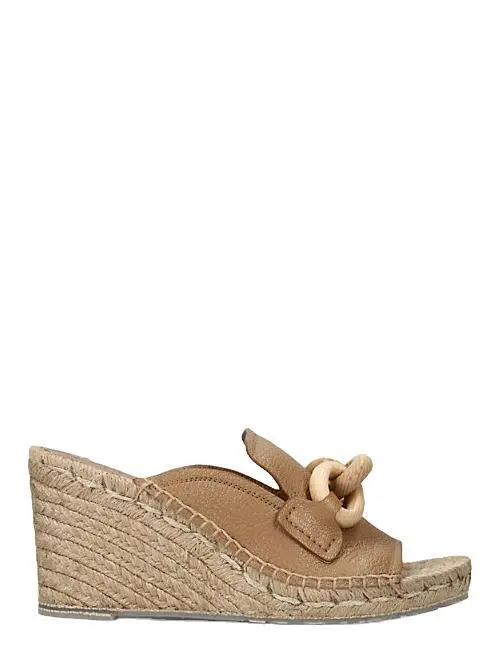 PEDRO GARCIA Oliveta Moore Espadrille Mule - Brown