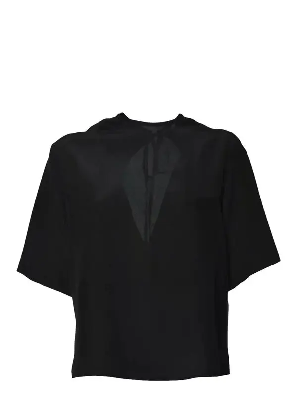 COVERT Open-back Blouse - Black
