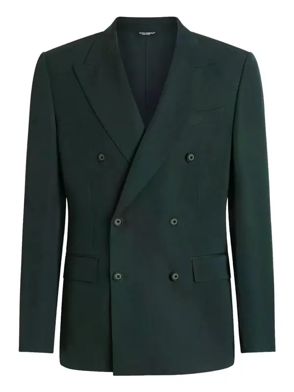 Dolce & Gabbana Double-breasted Blazer - Green