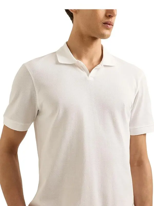 Orlebar Brown Bruno Pique Polo Shirt - White