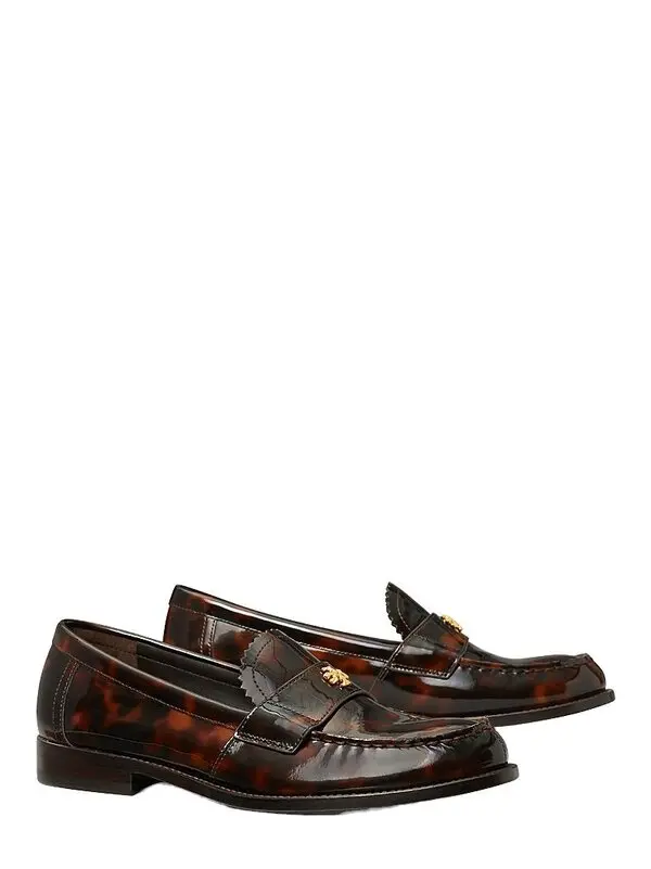 Tory Burch Classic Loafer Flats - Tortoise
