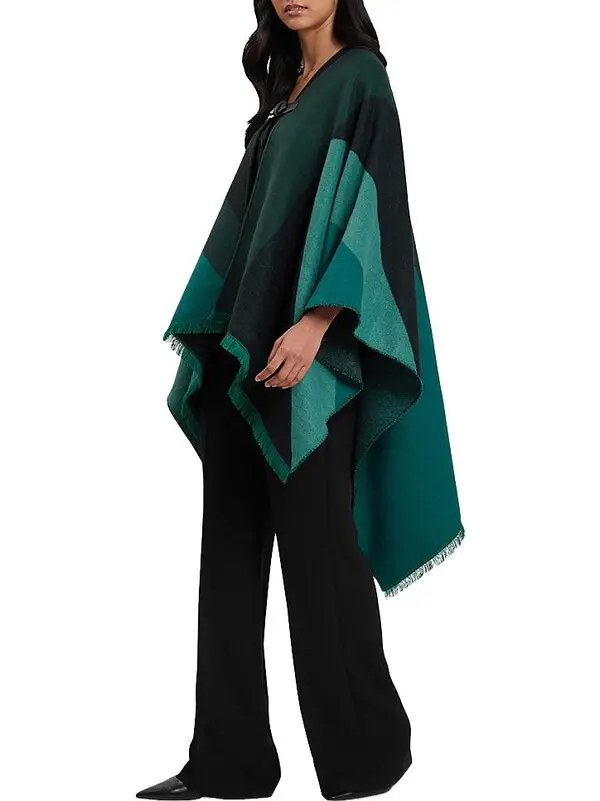 Ted Baker London Buckled Poncho - Dark Green