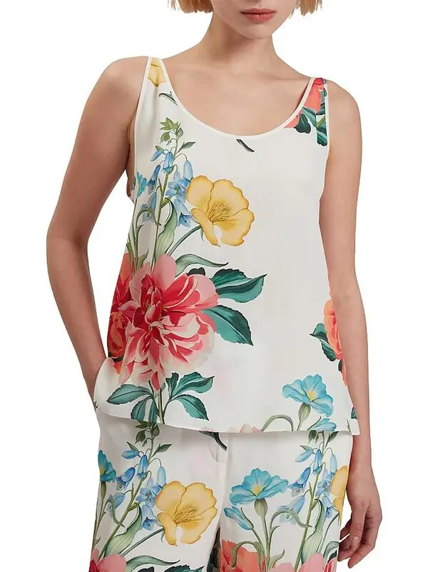 Ted Baker London Purrla Tank Top - White