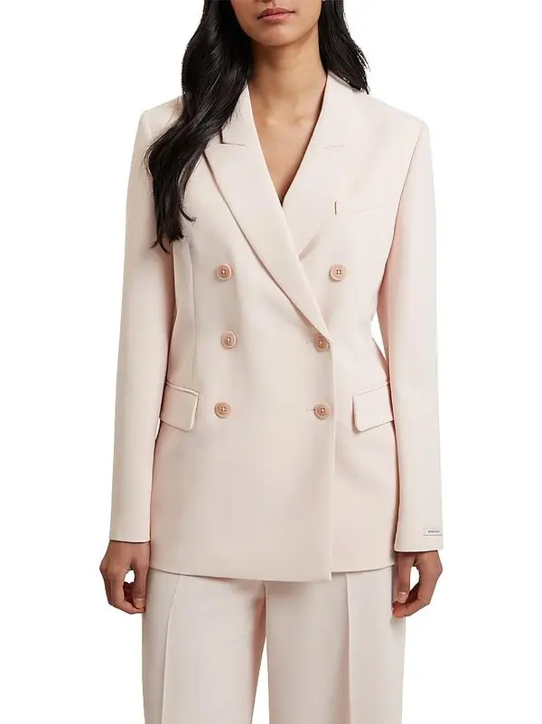 Ted Baker London Tailored Double Breasted Blazer - Pale Pink