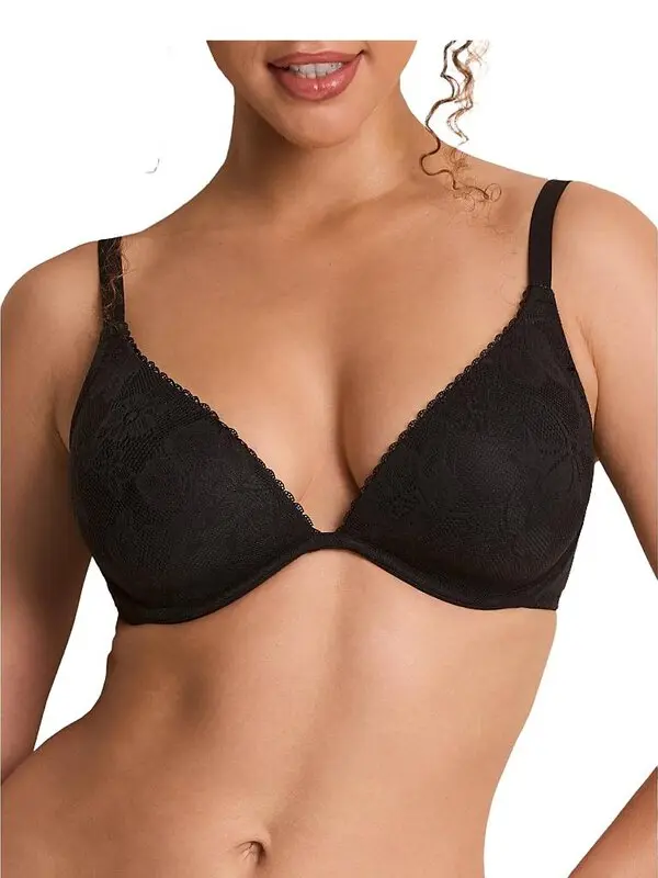 ADORE ME Maren Push Up Plunge Bra - Black