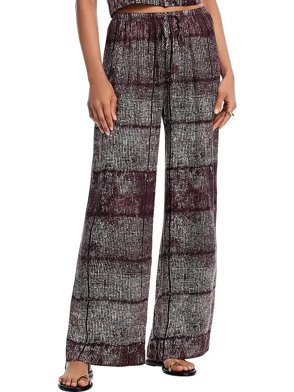 Bella Dahl Wide Leg Pant - Asilah Textured Print